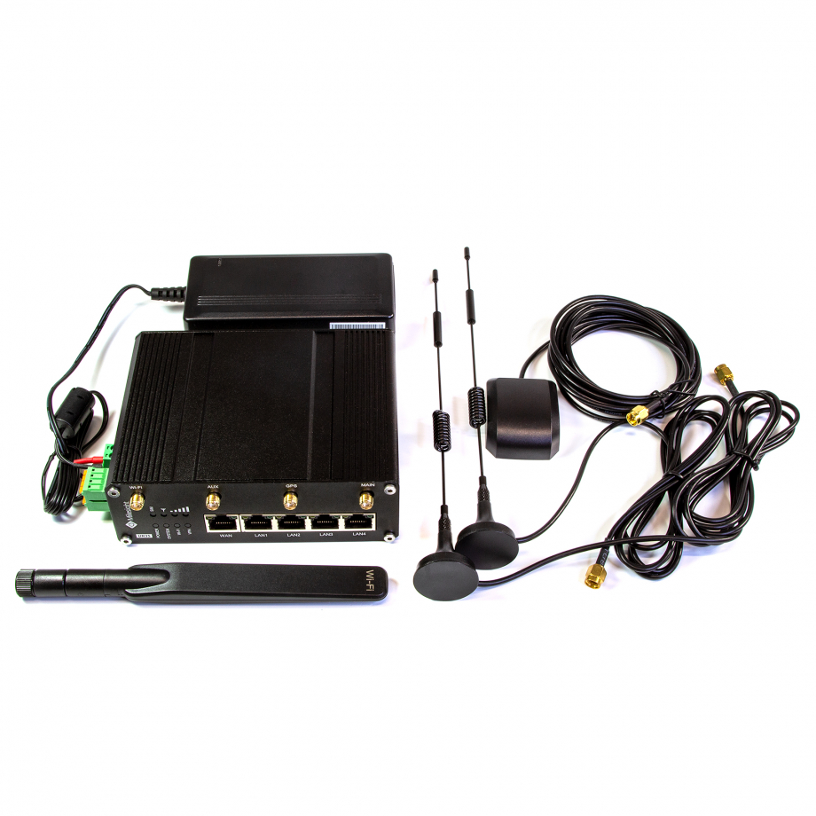 Milesight 4G Industrial Router UR35 Pro WiFi4 GPS PoE | Getic